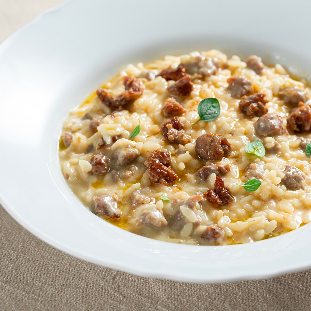 Risotto con salsiccia - Ricetta semplice STAR
