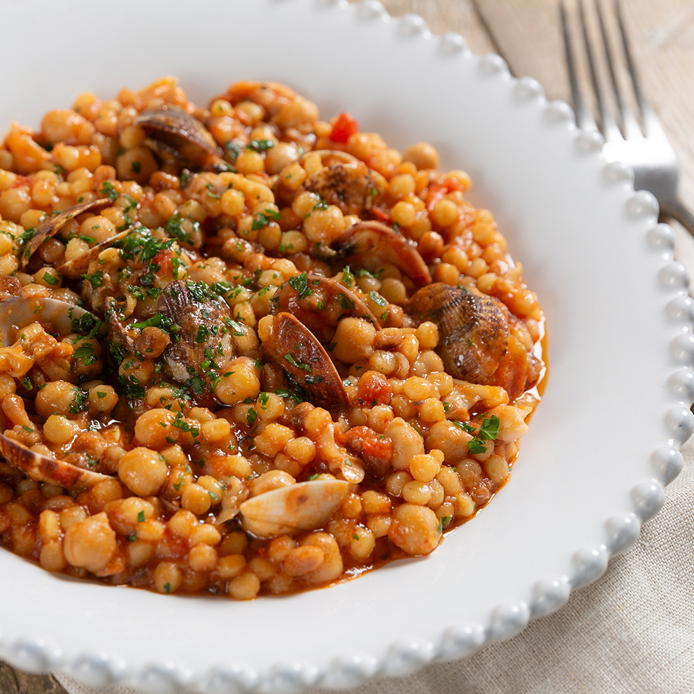 Fregola Vongole e Ceci - Ricetta semplice STAR